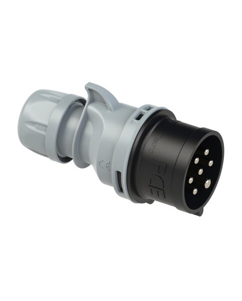 PCE-017-7v - CEE-plug 16A 7p 7h IP44/IP54 SHARK