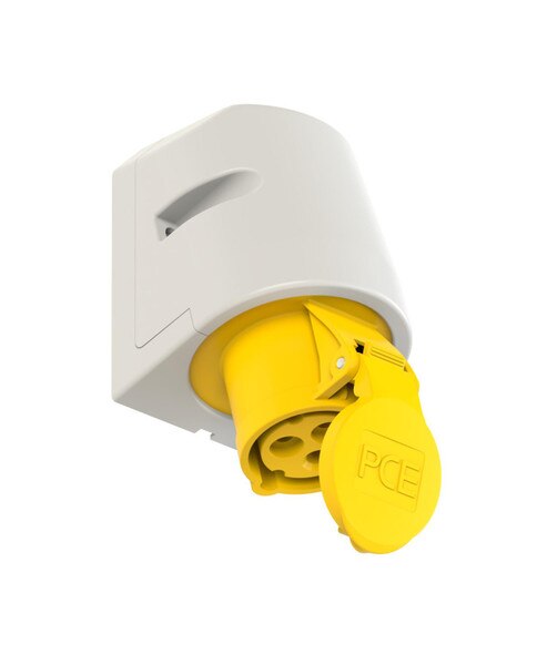 PCE-113-4 CEE Wall Socket 16A 3p 4h IP44 | SHOWTECHNIX