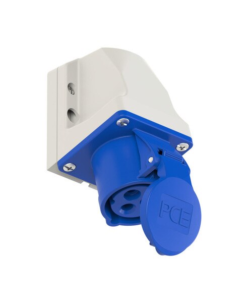 PCE-113-6kv CEE Wall Socket 16A 3p 6h IP44 | SHOWTECHNIX