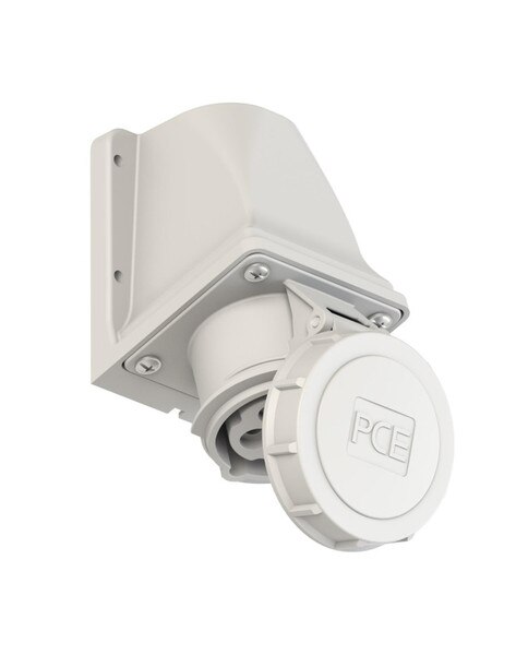 PCE-1142-1 CEE-wall socket 16A 4p 1h IP67 | SHOWTECHNIX