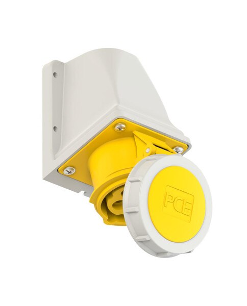 PCE-1142-4 CEE Wall Socket 16A 4p 4h IP67 | SHOWTECHNIX