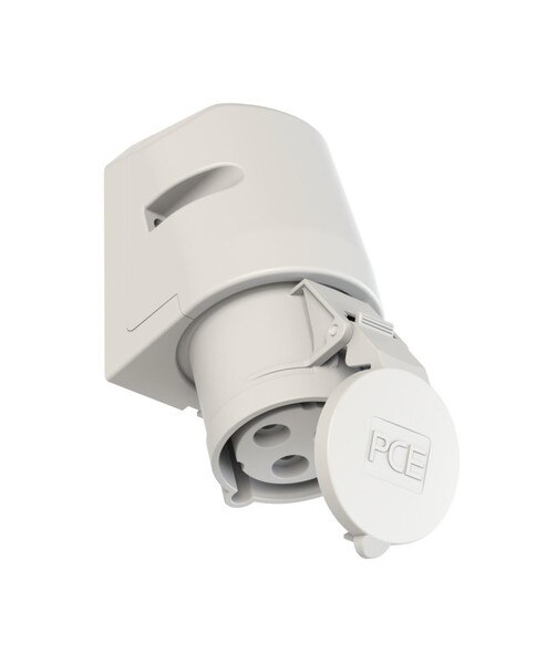 PCE-123-1 - CEE-wall mounted socket 32A 3p 1h IP44