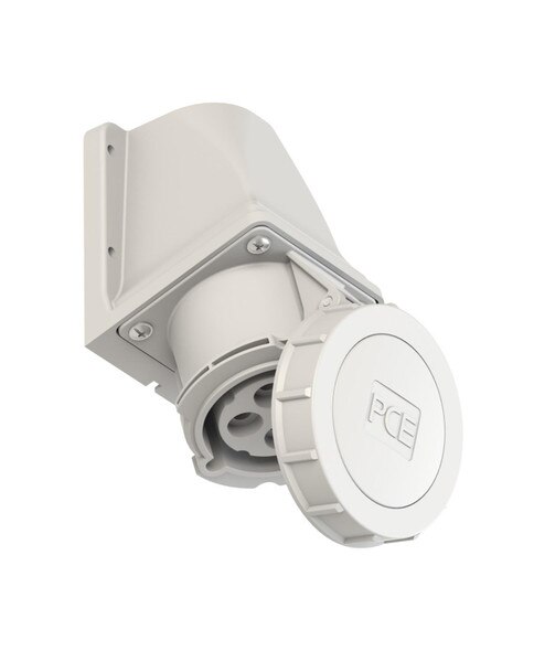 PCE-1242-1 - CEE-wall mounted socket 32A 4p 1h IP67