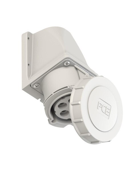 PCE-1252-1 CEE-wall socket 32A 5p 1h IP67 | SHOWTECHNIX