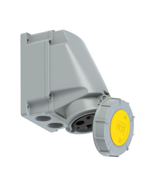 PCE Electric PCE-133-4 CEE-wall socket 63A 3p 4h IP67 | SHOWTECHNIX