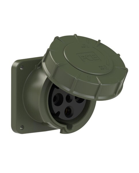 CEE flanged socket 63A 4p 6h IP67 POWER TWIST | SHOWTECHNIX