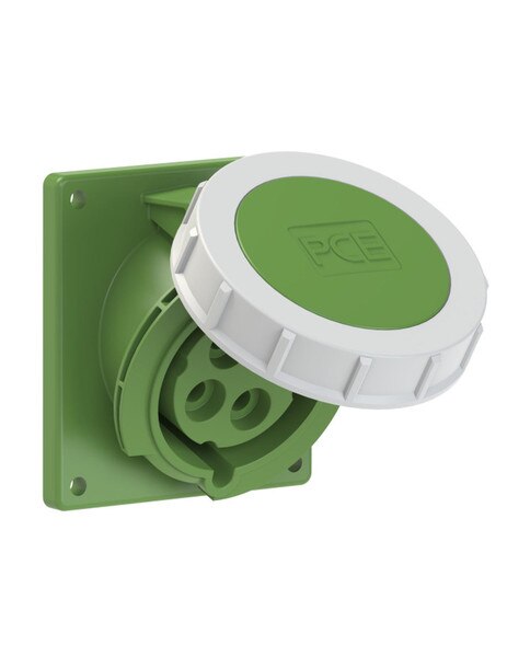 PCE-4242-2 CEE Flanged Socket 32A 4P 2h IP67 | SHOWTECHNIX