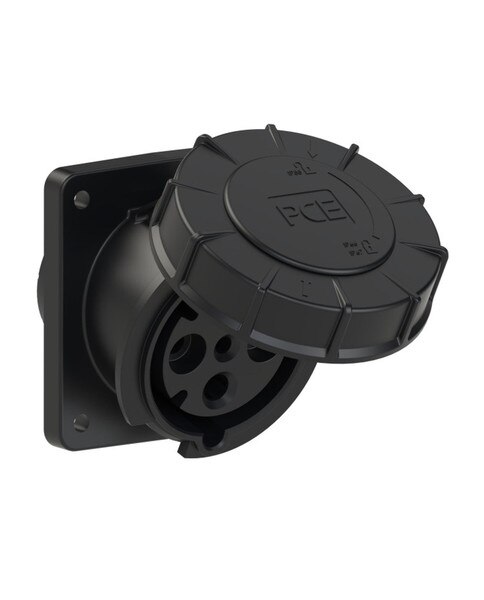 CEE-Flanged Socket 63A 4p 6h IP67 POWER TWIST | SHOWTECHNIX
