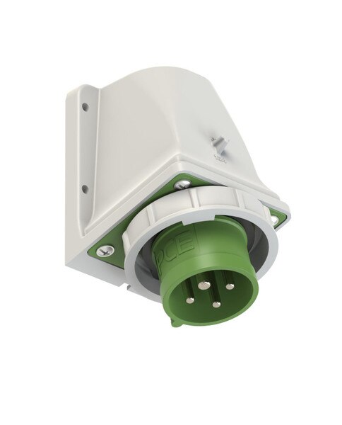 PCE-5142-2kv - CEE-wall mounted plug 16A 4p 2h IP67