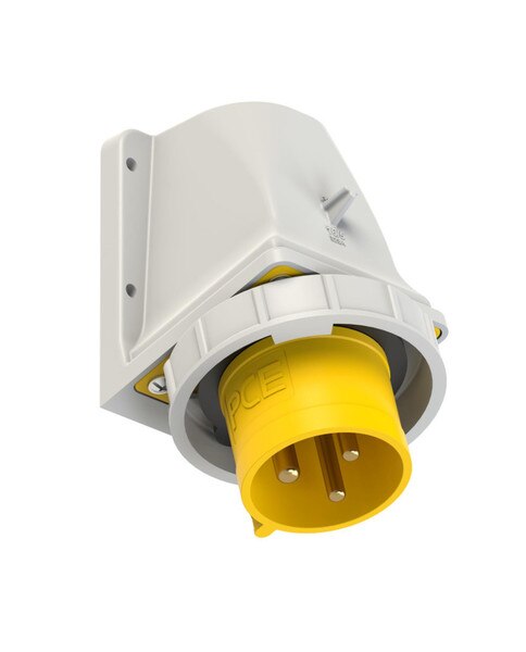 PCE-5232-4k - CEE-wall mounted plug 32A 3p 4h IP67