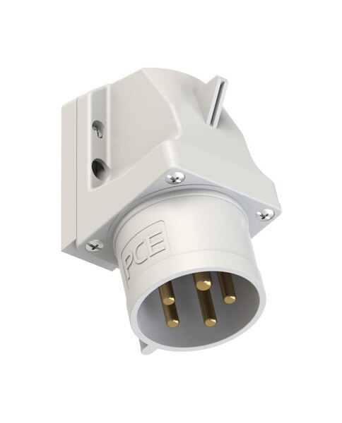 PCE-525-1 - CEE-wall mounted plug 32A 5p 1h IP44