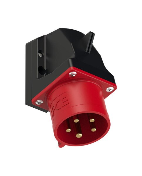 PCE-5259-7 - CEE-inlet wall mount 30A 4P5W 7h IP44 UL