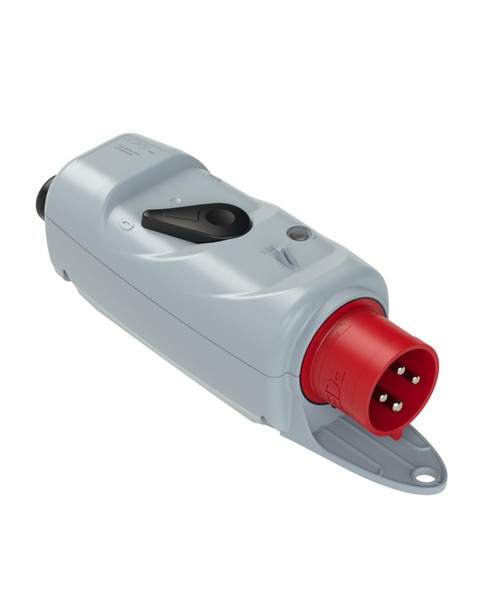 PCE CEE Inverter Plug Switch 32A 4p 6h IP44 | SHOWTECHNIX