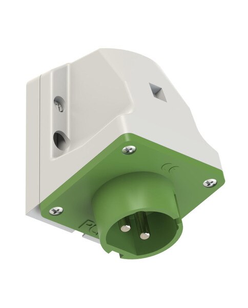 CEE-wall plug 16A 2P 24/42VAC >400Hz IP44 11h | SHOWTECHNIX
