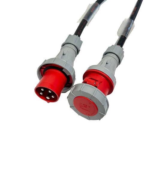 63A 3-Phase 5-Pin Ceeform Cable Extension IP67 | SHOWTECHNIX