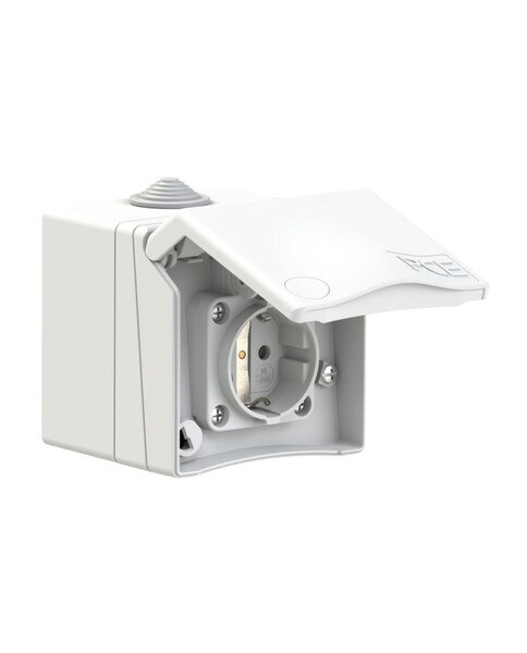 PCE-8630v Surface Outlet Socket DIN 49440 IP44 | SHOWTECHNIX