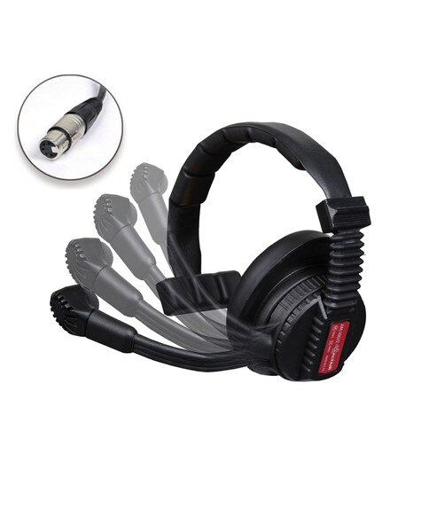 Altair AM-100/2S Single Muff Comms Headset with Mic Boom Switch