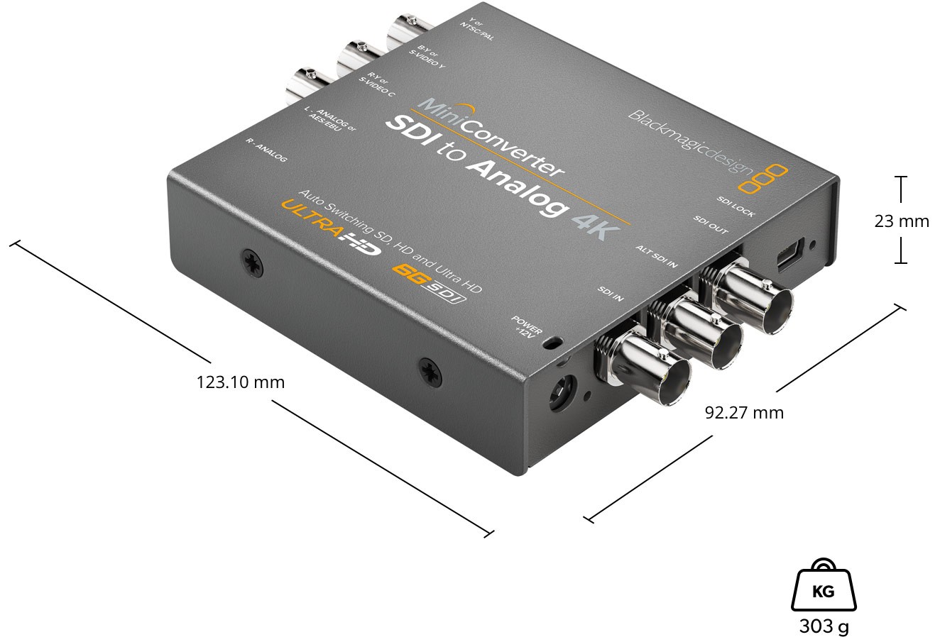 Blackmagic Mini Converter SDI to Analog 4K | SHOWTECHNIX