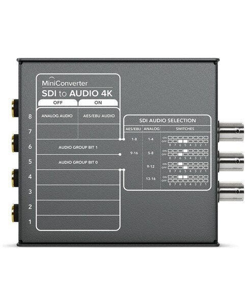 Blackmagic Mini Converter SDI to Audio 4K | SHOWTECHNIX