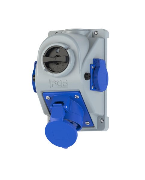 PCE-96062342 CEE Wall Socket 32A 3p 6h IP44 | SHOWTECHNIX