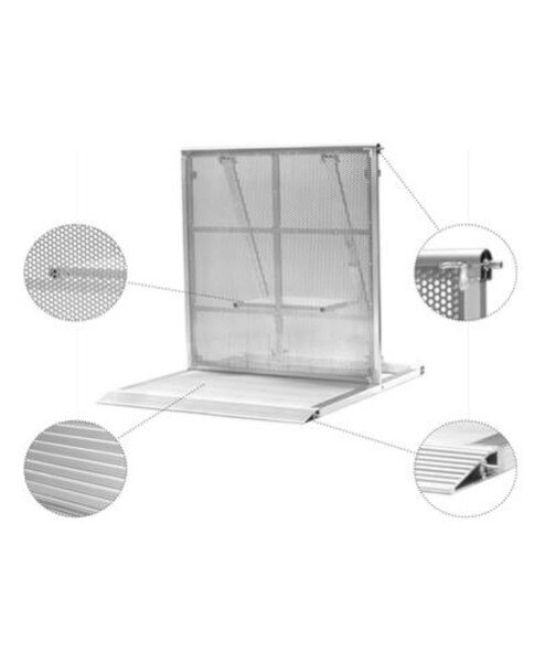Milos CWB-V-CART Crowd Barrier Cart - 10 Capacity | SHOWTECHNIX