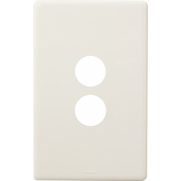 Legrand ED770/2PLWE Excel Life Dedicated Cover Plate 2Gang White
