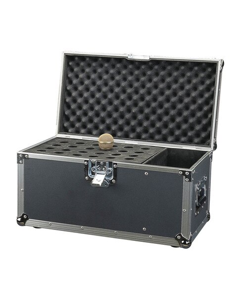 Upright Style 24 Microphone Carry Case - Black