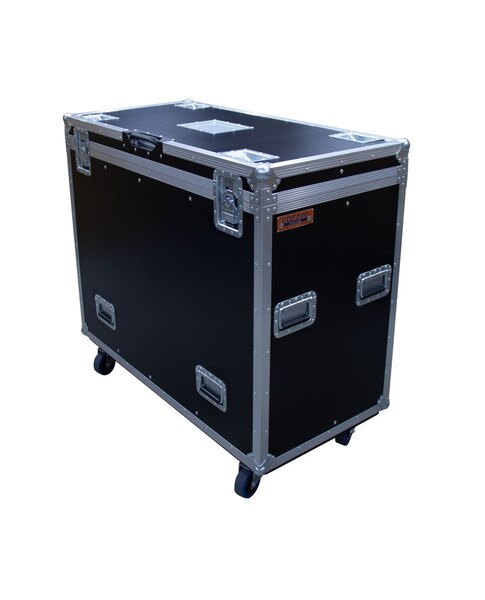8 Unit Profile Lighting Road Case - Black