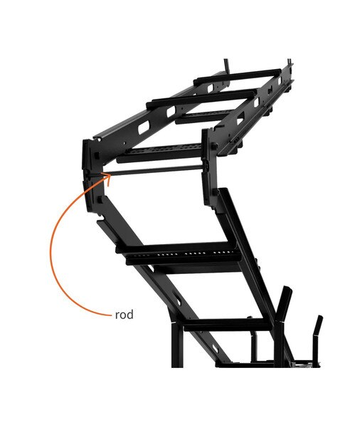Admiral Staging L Cable Guide Base - Black | SHOWTECHNIX