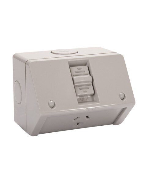 NHP NLGPO10S SURFACE MOUNT GPO IP53 Single 10A 250V AC