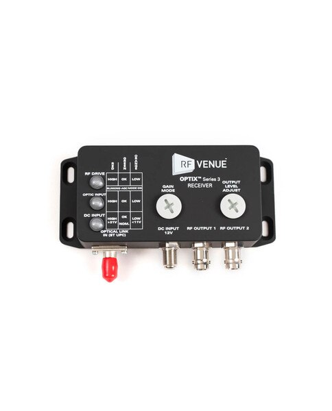 RF Venue OPTIX2-S3 Dual Channel RF Over Fiber System | SHOWTECHNIX