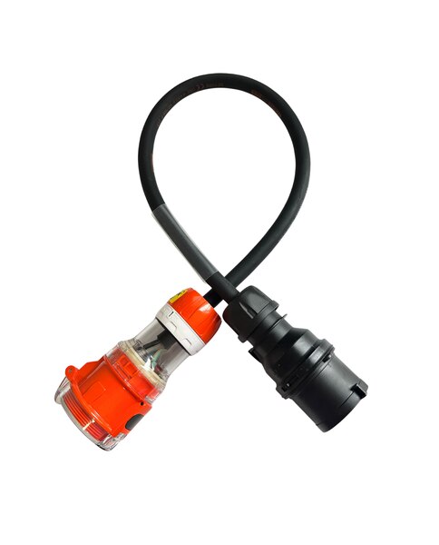 Ceeform 32a 3 Phase Plug to PDL 32a 3 Phase Socket 1m