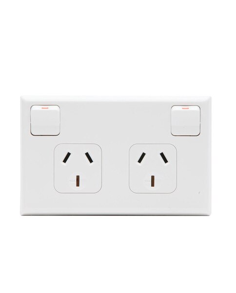 PDL 600 Series - PDL 695 Double Switched Socket - Power Outlet 10amp