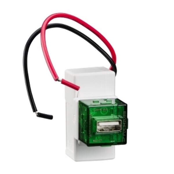 PDL Iconic Series - ICONIC USB CHARGER MODULE 1.5A SHALLOW WHITE ...