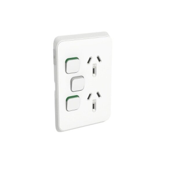 PDL Iconic Series – Iconic Cover Plate 10A Switched Socket EXTRA SWITCH ...