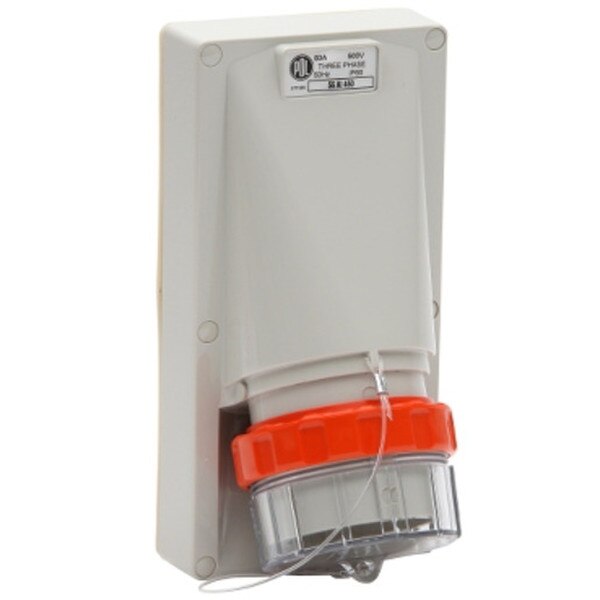 50A 4 Pin 3 Phase Inlet Male IP66 PDL56AI450LE
