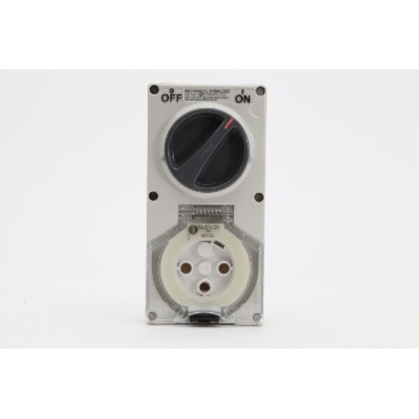 PDL 56CV520 Switched Socket 20A, 5 Pin Grey