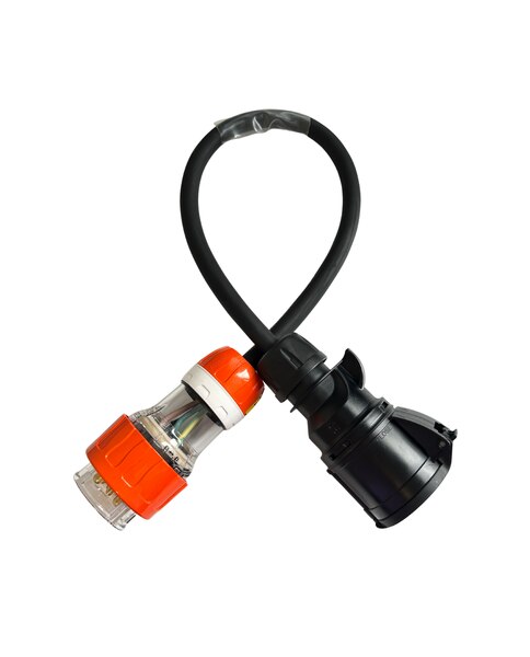 PDL 32a 3 Phase Plug to Ceeform 32a 3 Phase Socket 1m
