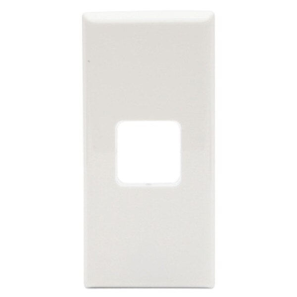 PDL PDL688VHWH Worktop Grid Cover Plate 1Gang White | SHOWTECHNIX