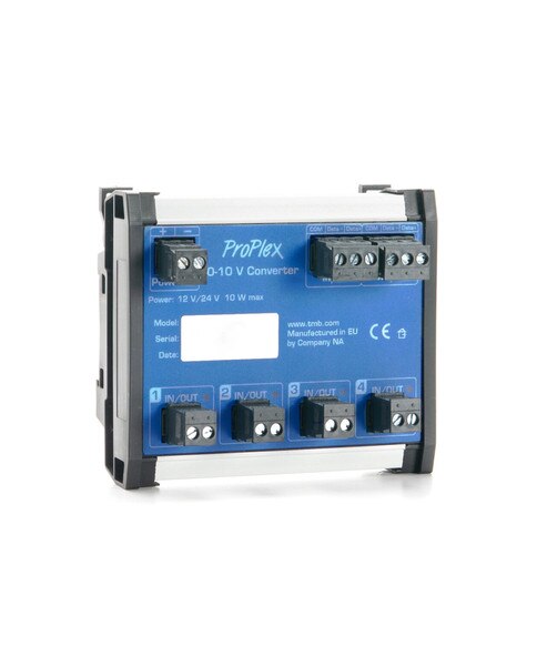 TMB ProPlex 0-10V Bidirectional DMX Converter DIN Rail Mount