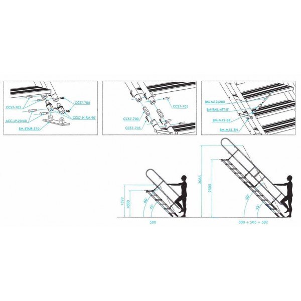 Prolyte Stage SM-STAIR Adjustable Stair Units