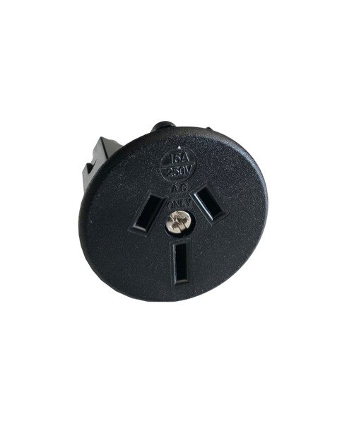 15A NZ/AU Standard Panel Mount Socket Outlet