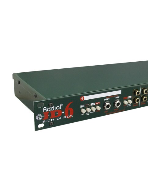 Radial Jd6 Six Channel Rackmount Di