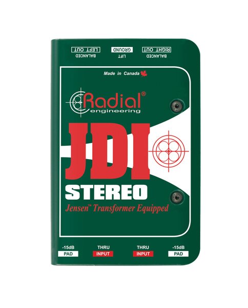 Radial JDI Stereo Passive DI Box w/ Jensen Transformers | SHOWTECHNIX