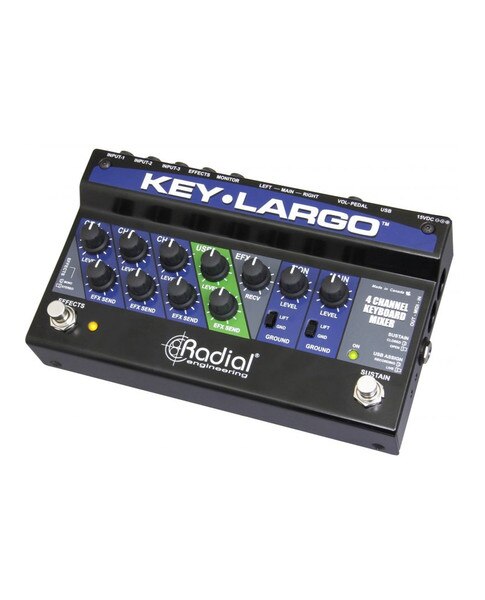 Key-Largo Keyboard Mixer w/ USB Audio Interface | SHOWTECHNIX