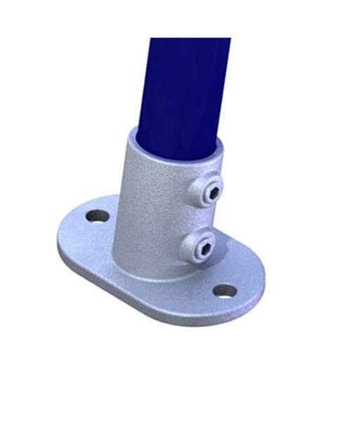 Doughty Pipeclamp Angled Railing Base Flange
