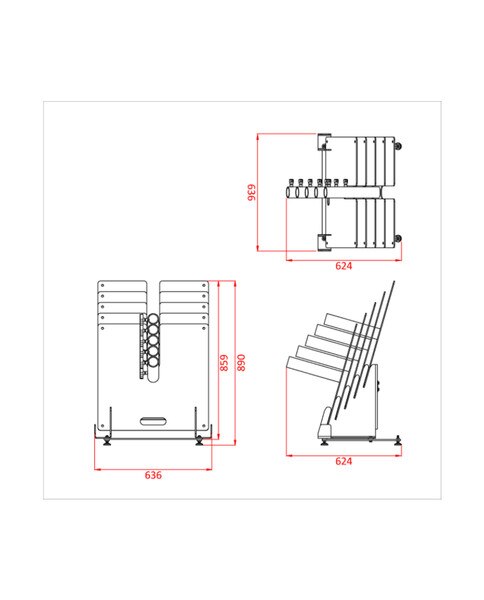 Doughty Tank T54251 Trap Stand with Feet